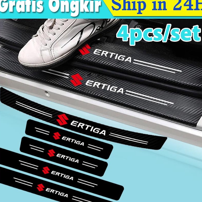 Jual SUZUKI ERTIGA Carbon 3D Door Sill Plate Guard Pelindung Pijakan ...