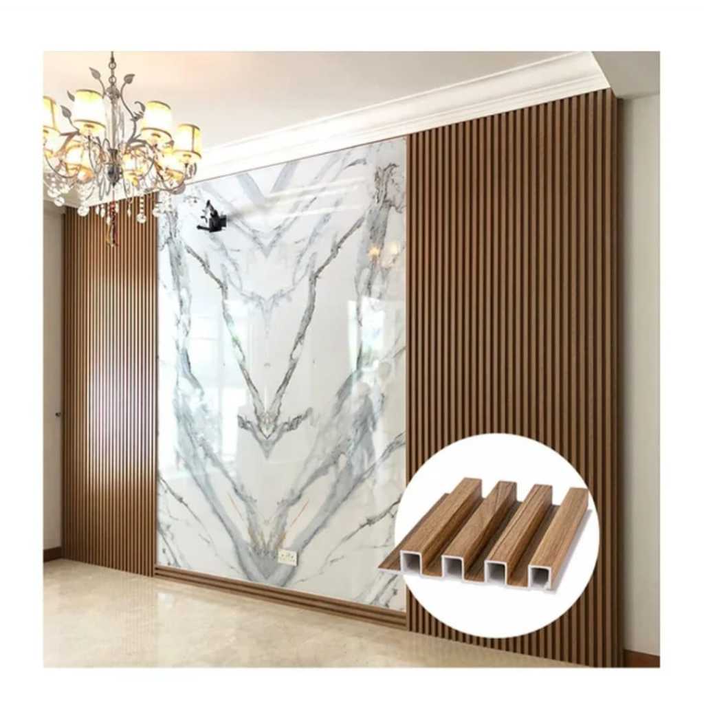Jual Wood Panel WPC / Wall Panel PVC / Kisi Kisi Kayu / Dinding Motif Kayu 3D WALLPANEL PVC kayu ...
