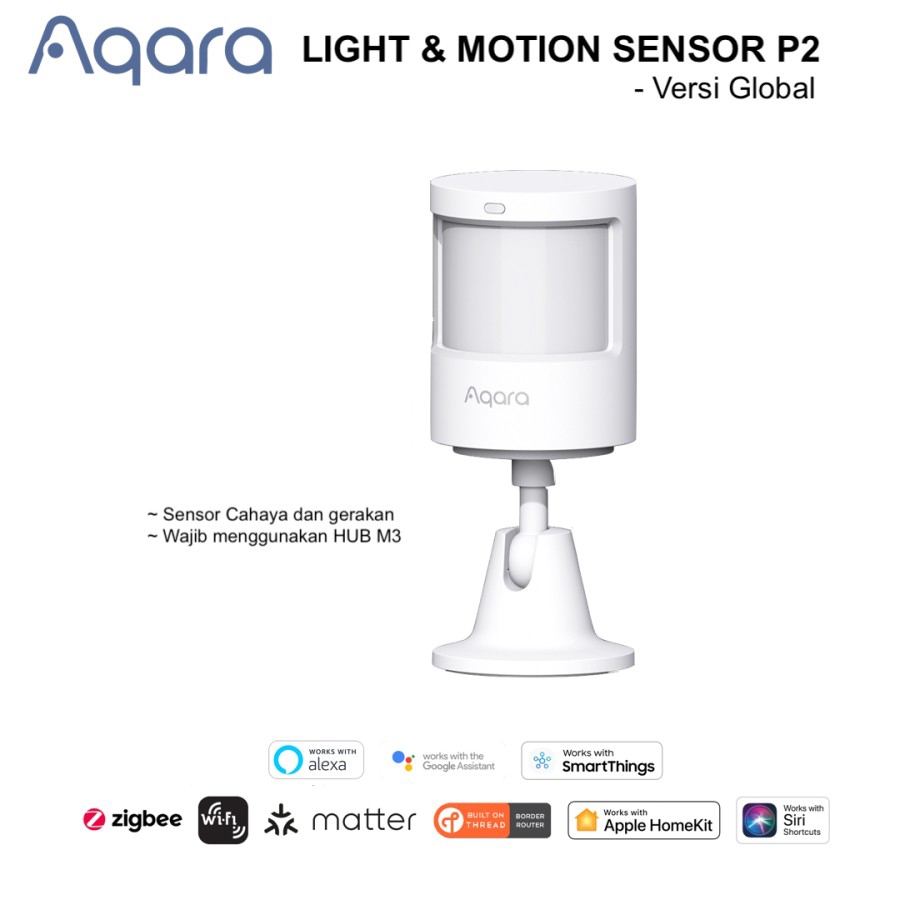 Jual Light and motion sensor Aqara P2 Thread sensor Cahaya dan gerakan ...