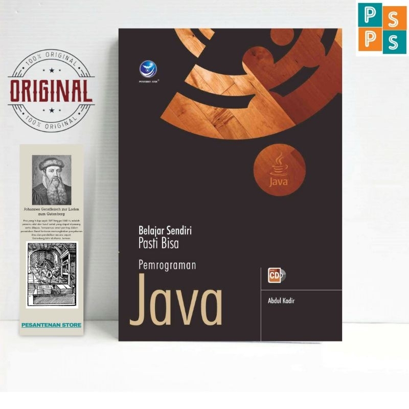 Jual BUKU ORIGINAL Belajar Sendiri Pasti Bisa Pemrograman Java Bonus CD ...