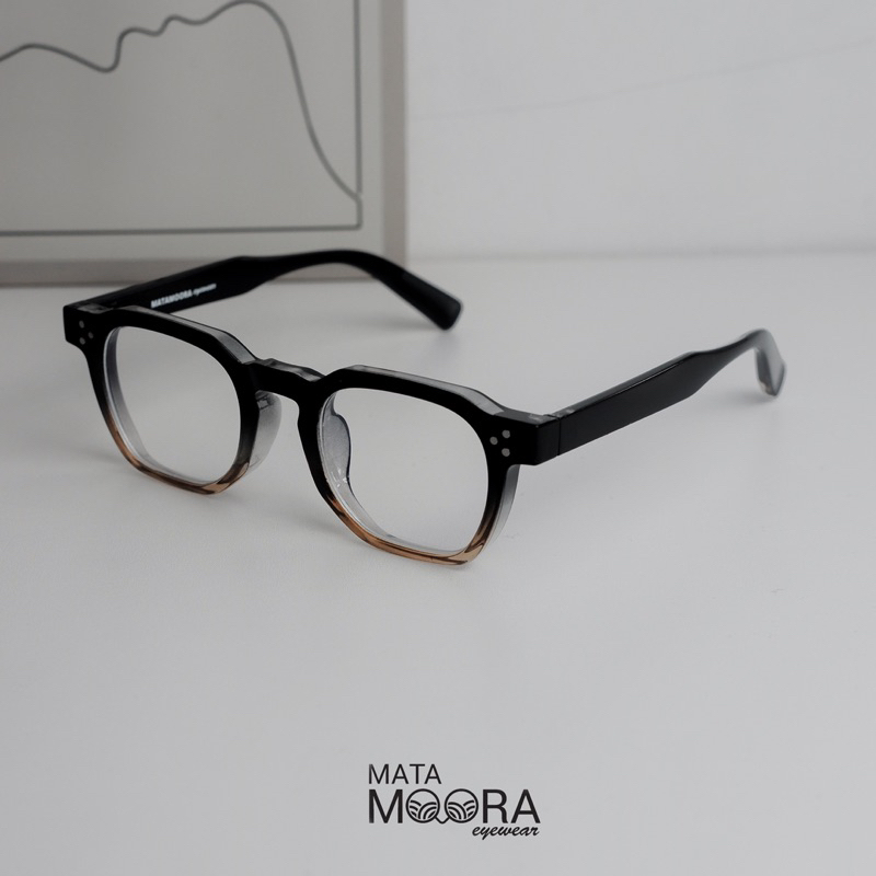 Jual Kacamata Frame Tebal Tipe Thirdpoint Lensa Bening Standart Quality ...