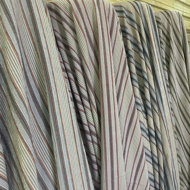 Jual Kain crinkle stripe Bahan lembut Dan Jatoh (harga 0.5mtr/50cm ...