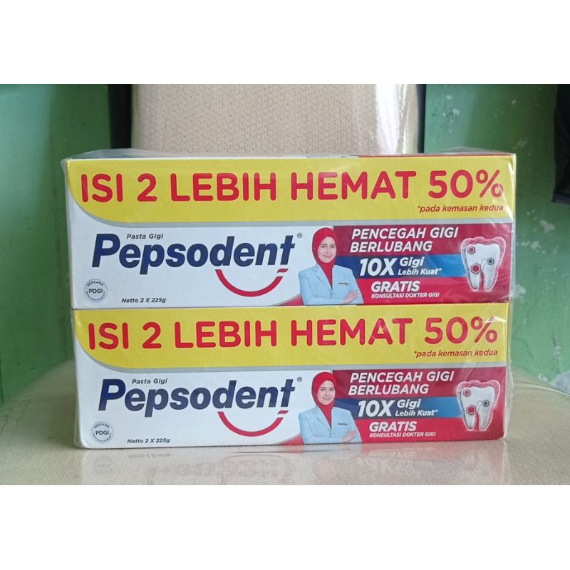 Jual Pepsodent 225 gr (Paket isi 2 pcs) | Shopee Indonesia Jual Pepsodent 225 gr (Paket isi 2 pcs) | Shopee Indonesia