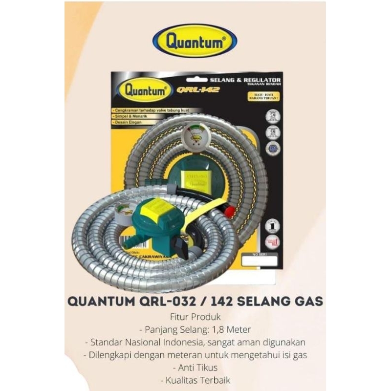 Jual Regulator Selang Quantum tipe QRL-142 | Shopee Indonesia