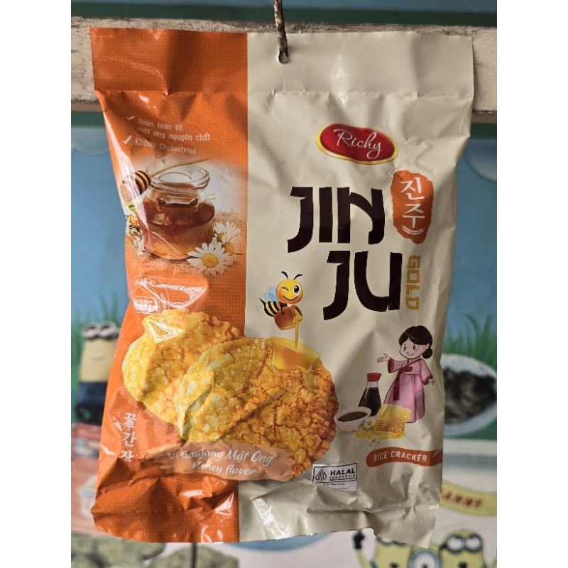 Jual RICHY JINJU RICE CRACKERS HONEY KERIPIK BERAS RASA MADU 100gr ...