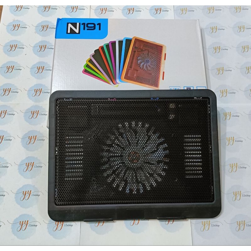 Jual COOLING PAD N191 / KIPAS LAPTOP 14" 15" BLACK ONLY | Shopee Indonesia