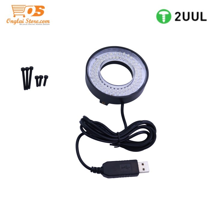 Jual LAMPU MICROSCOPE 2UUL MS98 Black Adjustable LED MicroScope Lamp ...