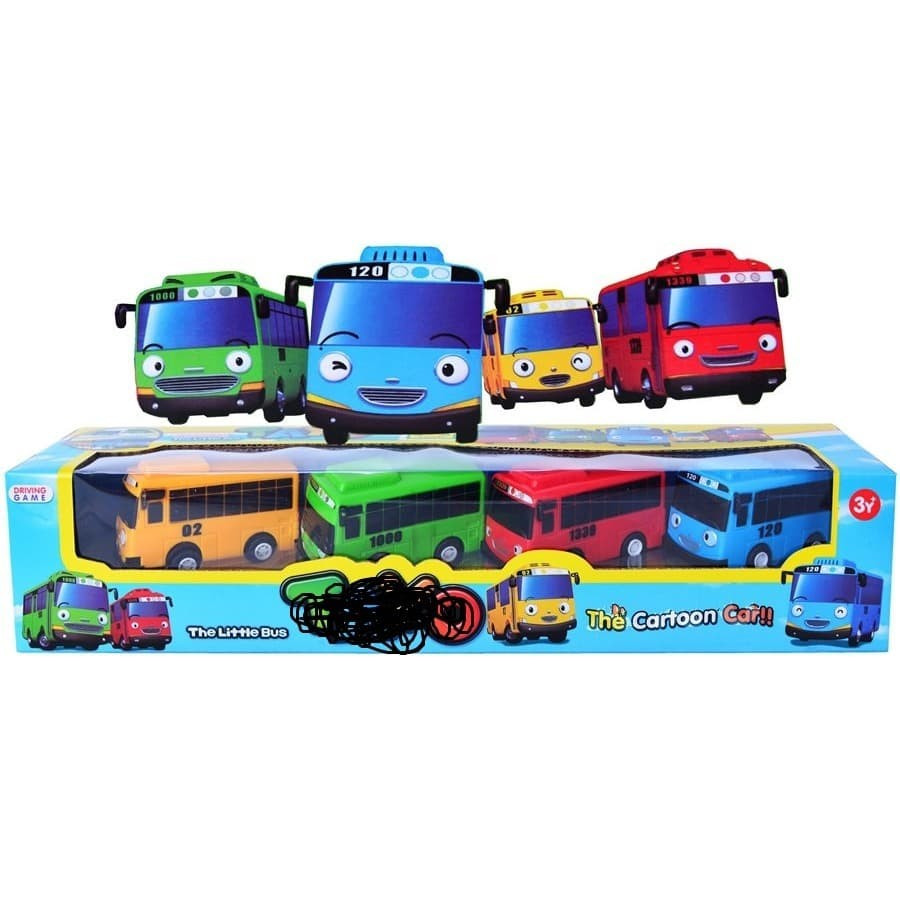Jual IST MOBIL TAYO ISI 4PCS PULL BACK - MOBIL LITTLE BUS TAYO | Shopee ...