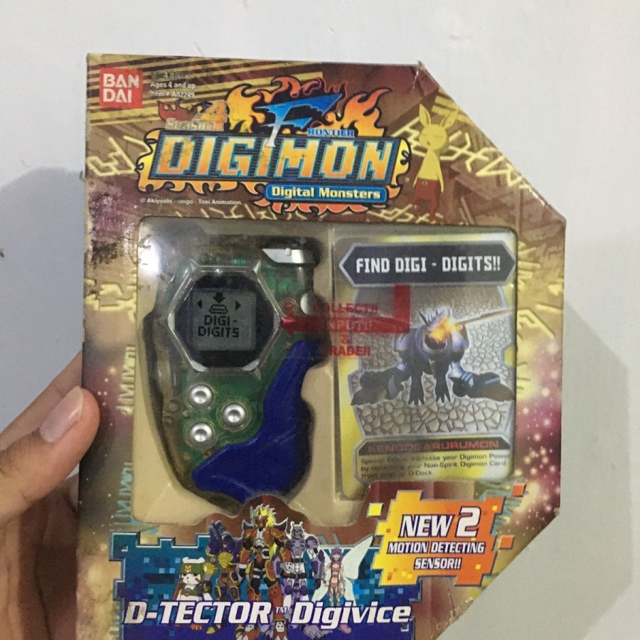 Jual Bandai Digivice Digimon Frontier D'Tector Version 2 Clear Blue ...