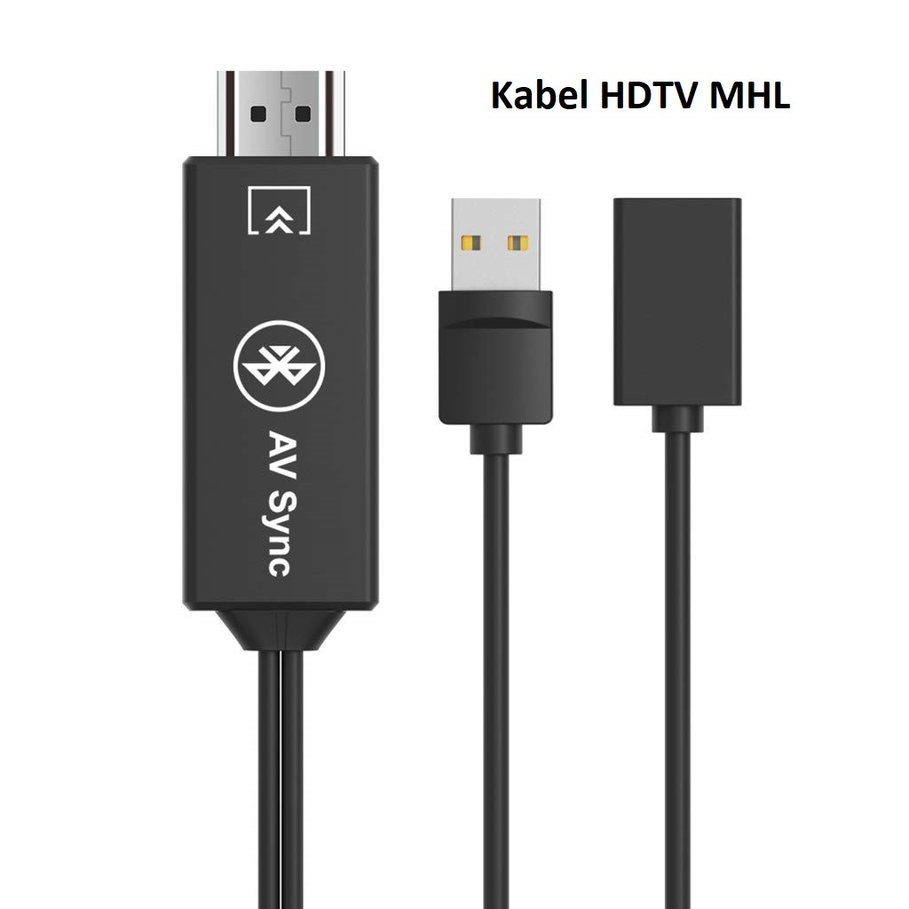 Jual Kabel MHL 3 in 1 USB Type C Micro USB Lightning to HDMI Full HD ...