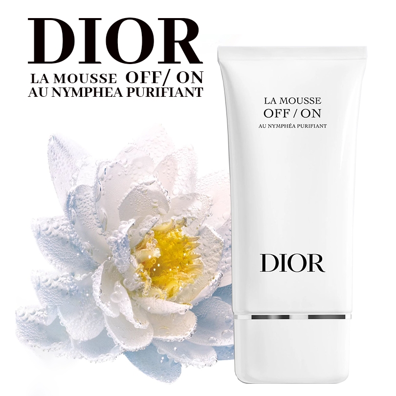 Jual Dior La Mouss OFF/ON Faming Cleanser 150ML/Dior Water Lily Cleansing Foam/Dior Cleansing ...