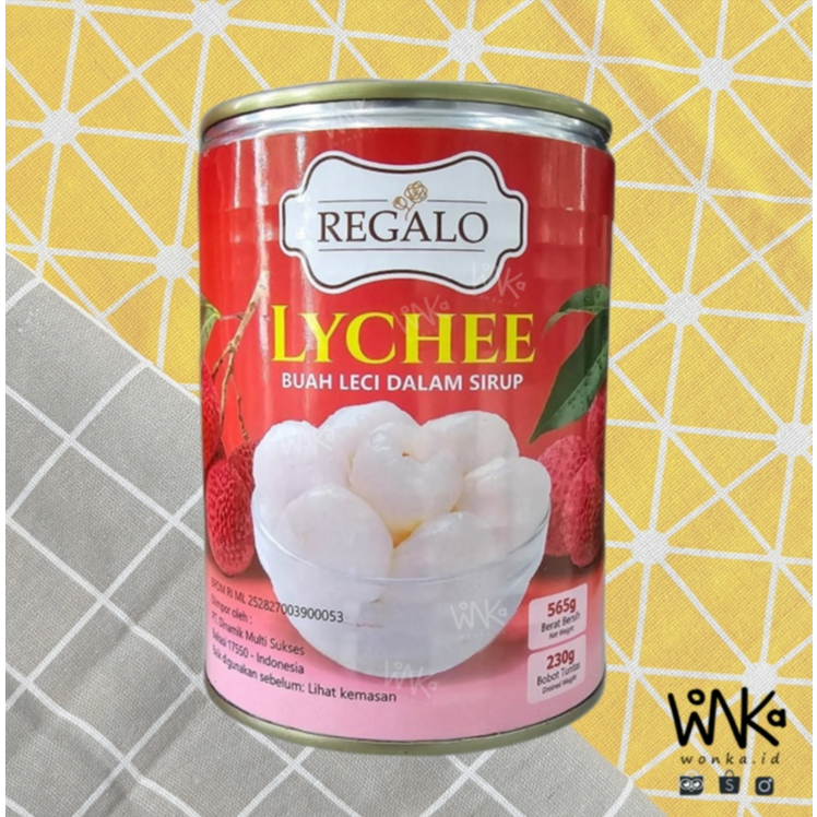 Jual Regalo Lychee in Syrup - Buah Leci Dalam Sirup - Buah Lychee ...