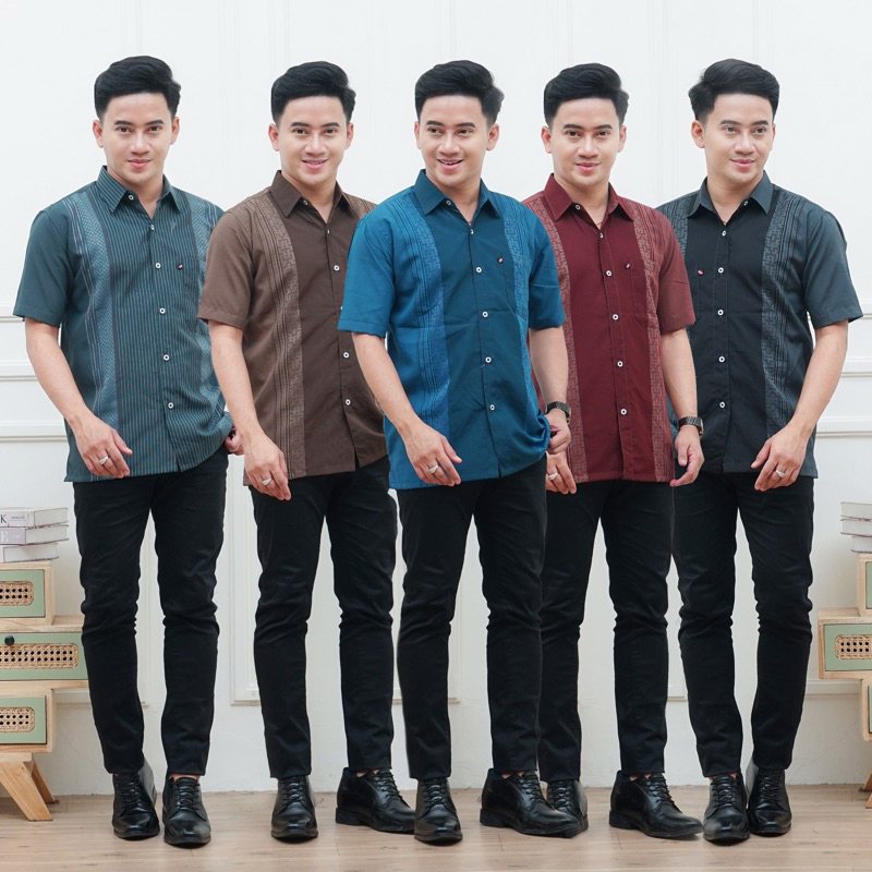 Jual HEM POLYNOSIC/KEMEJA LENGAN PENDEK/KEMEJA VIRAL/BAJU PAKAIAN PRIA ...