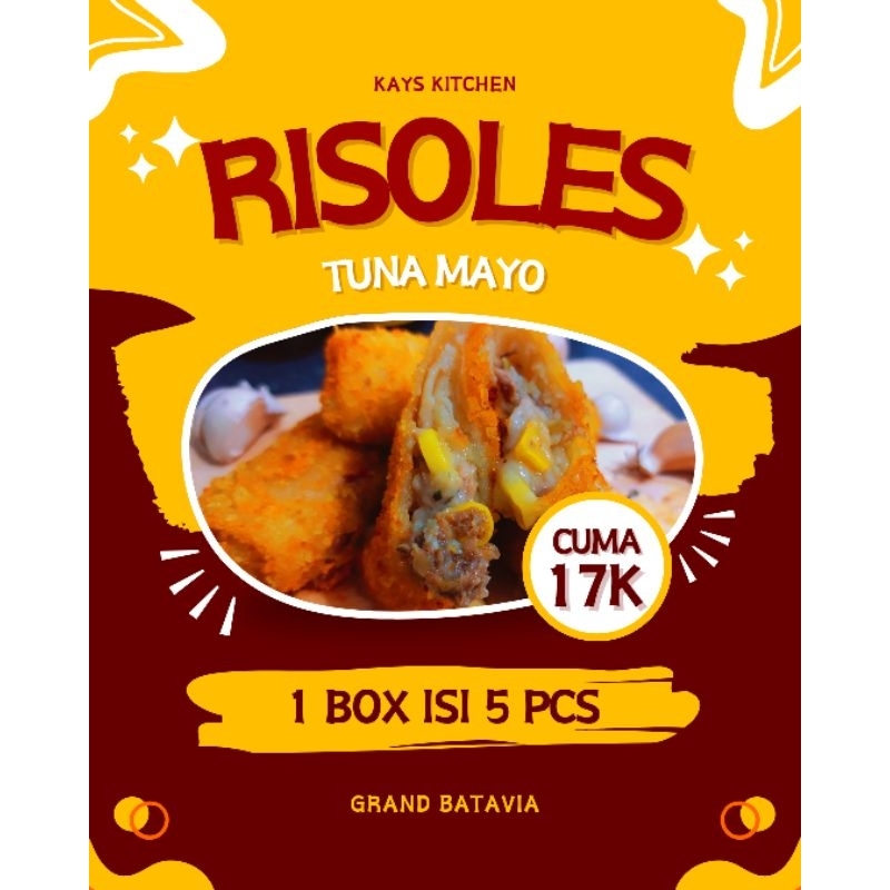 Jual risoles tuna mayo frozen food | Shopee Indonesia