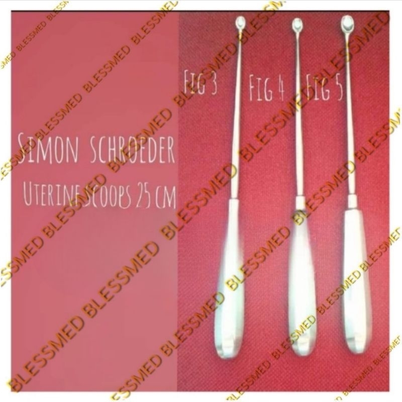 Jual Simon Schroeder Uterine Scoops 25cm Premium Quality | Shopee Indonesia