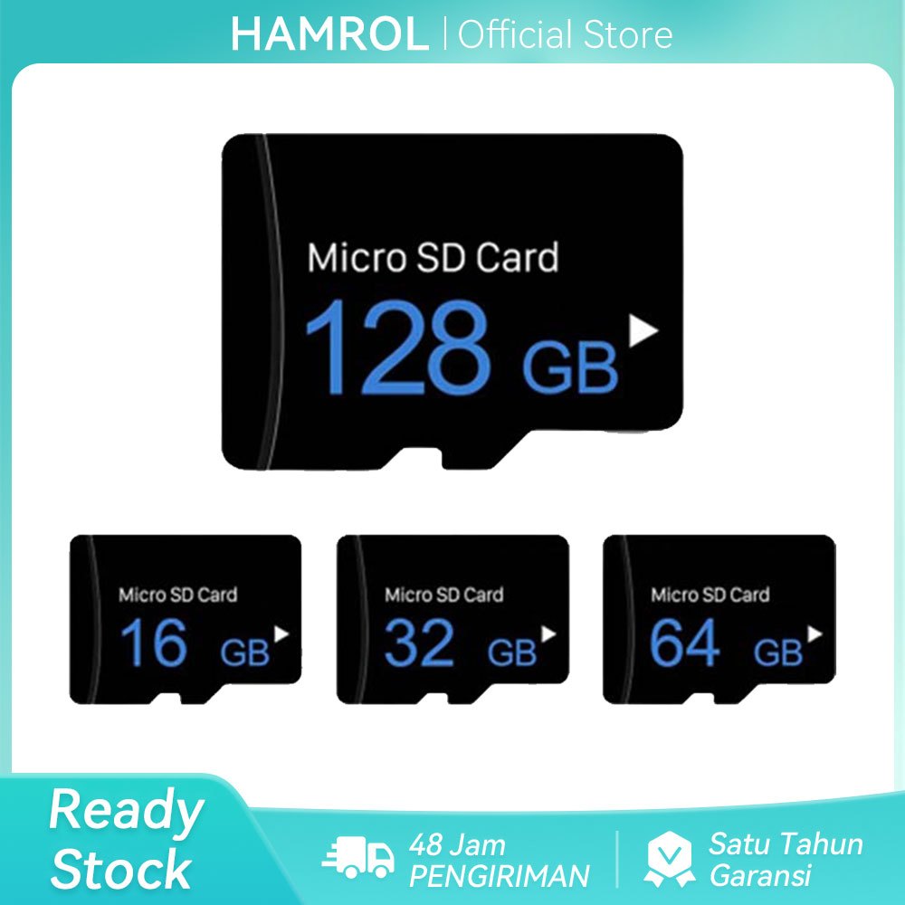Jual Hamrol 128GB 64GB 32GB Optional TF Card Class 10 Memory Card Micro SD Card | Shopee Indonesia