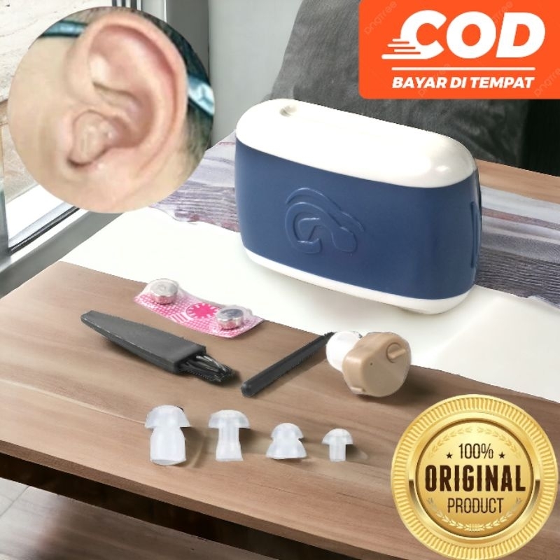 Jual Alat Bantu Dengar Telinga Orang Tua Model K80 Original Dengan