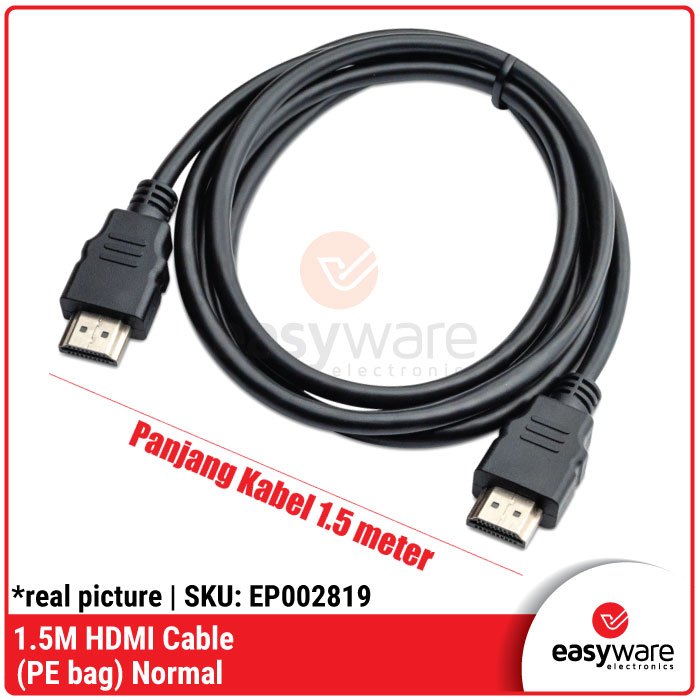 Jual Kabel HDMI 1.5m 1.5 meter HDMI Cable Kabel Monitor HDMI | Shopee ...
