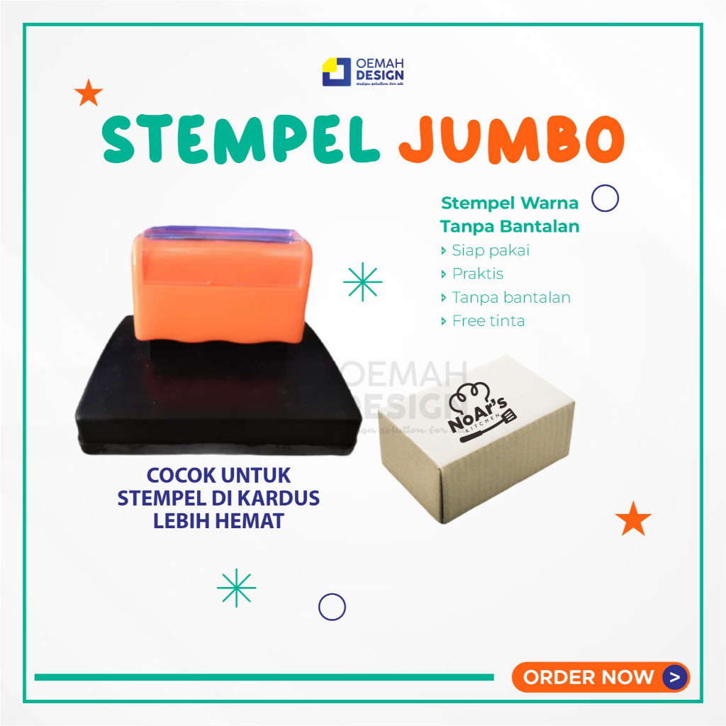 Jual Stempel Jumbo/Stempel Kardus & Box/Stempel Kemasan Besar | Shopee ...