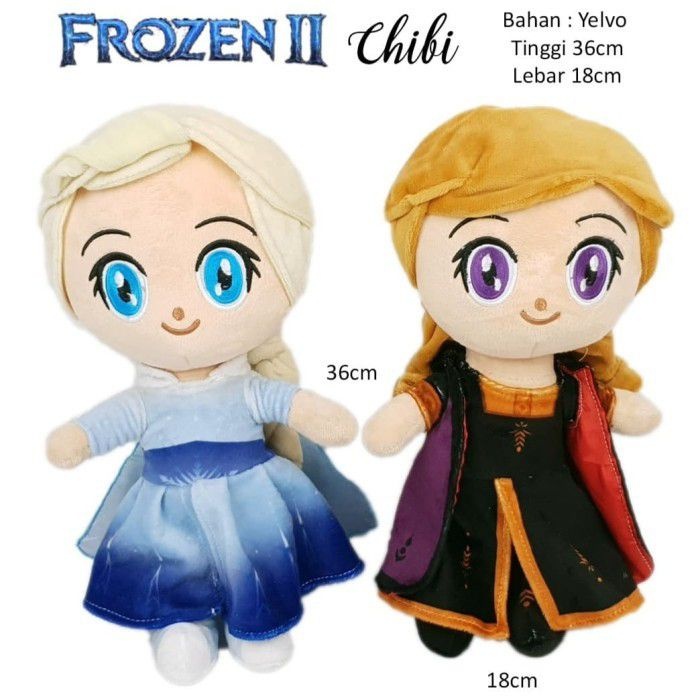 Jual Boneka Anna Elsa Frozen II Chibi Cute Lucu | Shopee Indonesia