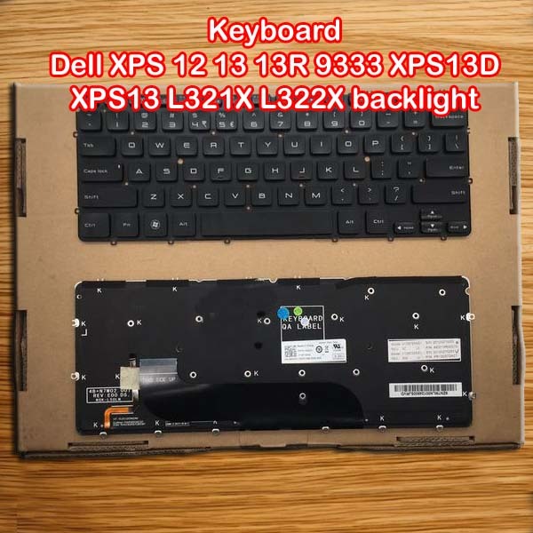 Jual Keyboard laptop Dell XPS 12 13 13R 9333 XPS13D XPS13 L321X L322X ...