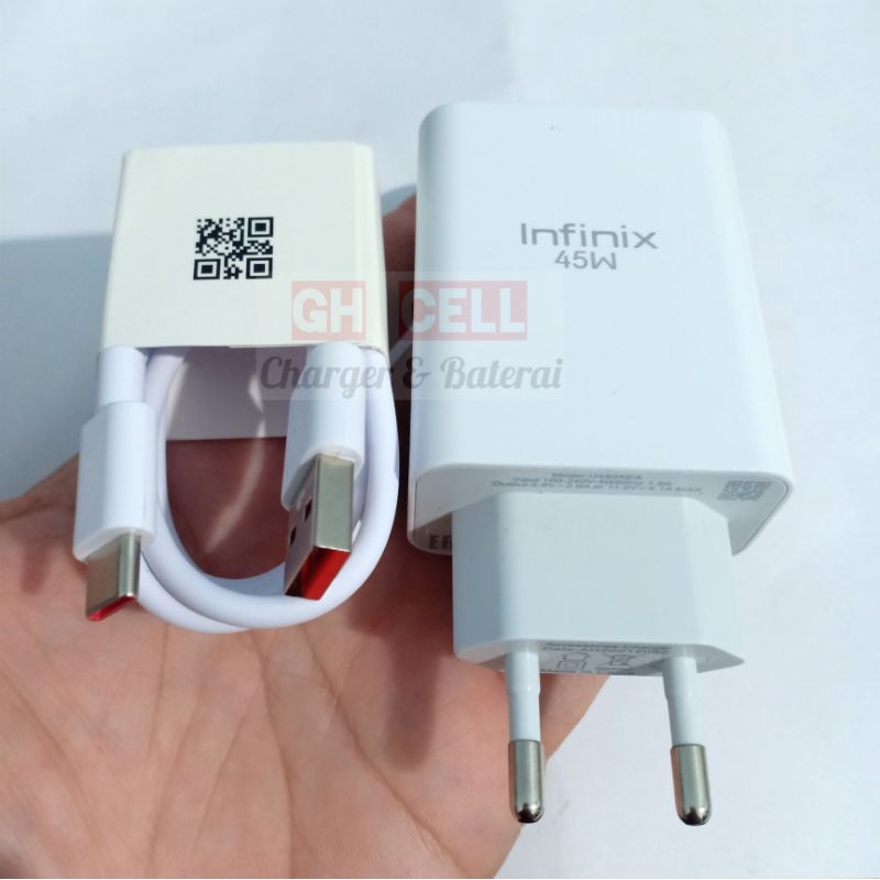 Jual ( 45W ) Charger infinix Note 40 Pro / Note 40 / Note 30 / Zero 30 ...