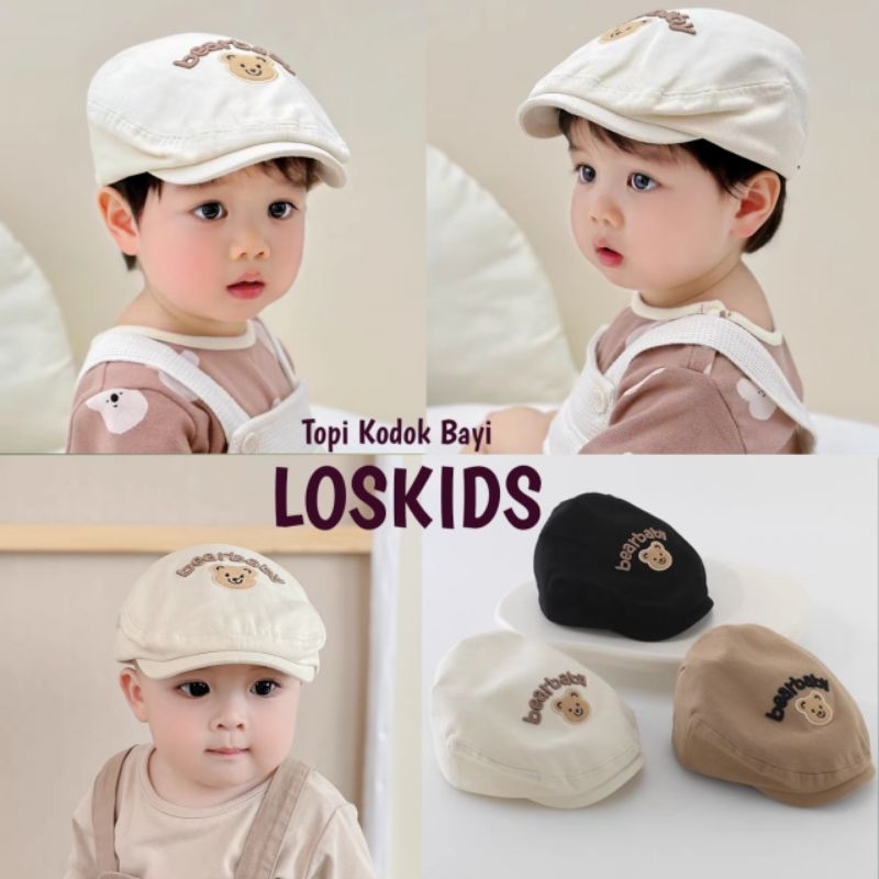 Jual Topi Kodok Anak Topi Anak Bayi Lucu Motif Karakter BearBaby Bordil ...