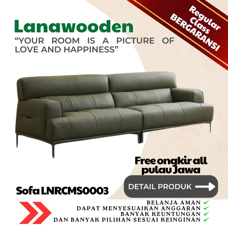 Jual sofa besar elegant LMRCMS0003 dari Lanawooden.id material rangka ...