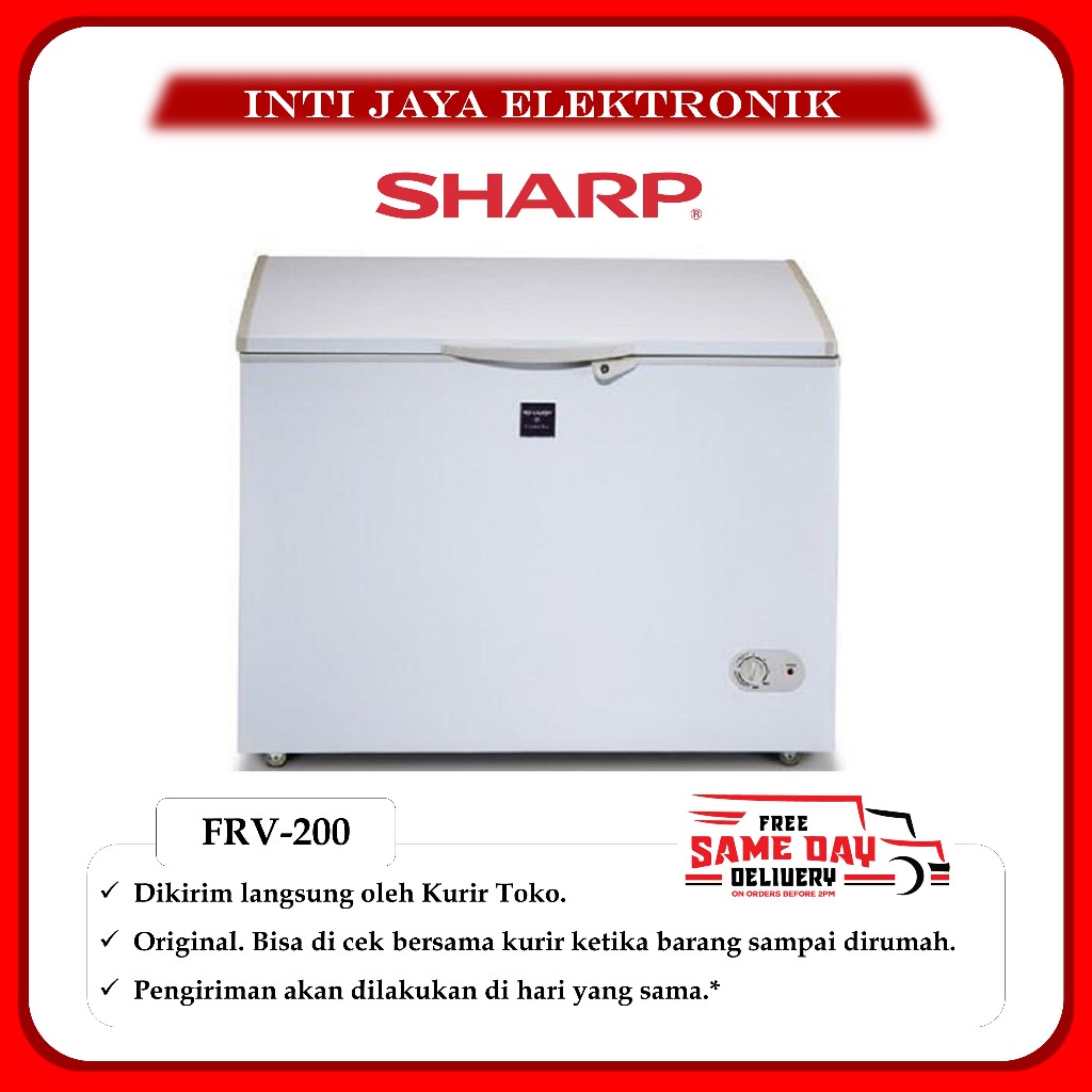 Jual FREEZER BOX SHARP FRV-200 CHEST FREEZER FRV200 FRV 200 | Shopee ...
