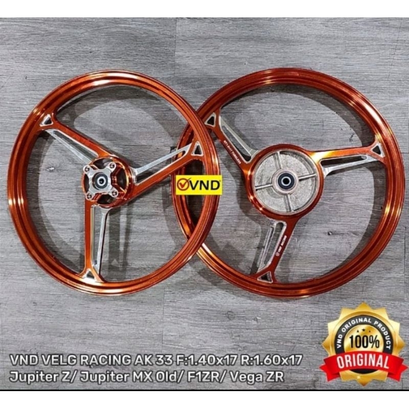 Jual VELG RACING ORIGINAL VND AK 33 140x17 & 160x17 - JUPITER Z JUPITER ...
