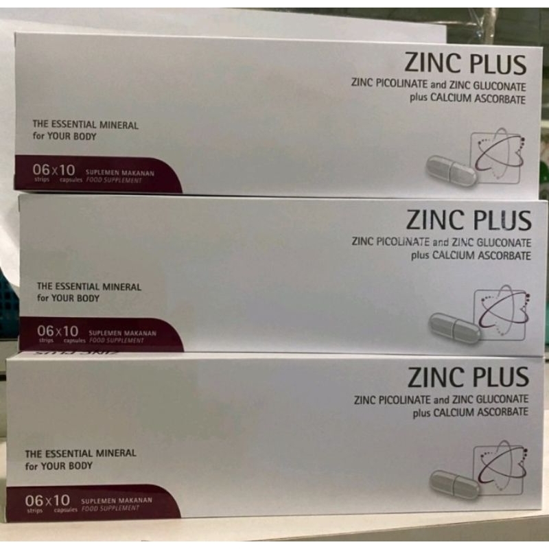 Jual Zinc Plus Box 60 Kapsul Meningkatkan Daya Tahan Tubuh | Shopee ...