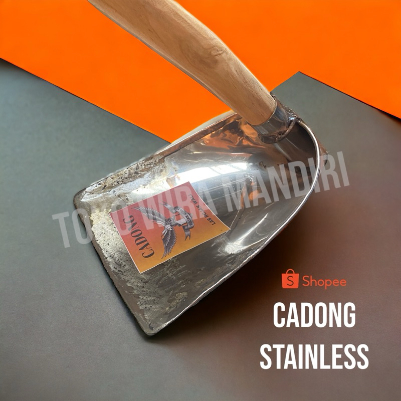 Jual CANGKUL CADONG STENLIS STAINLESS BONUS GAGANG | Shopee Indonesia