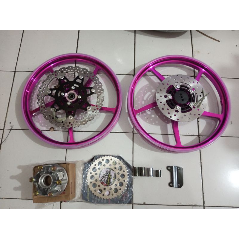 Jual Velg mutakin set R15V3/MT15/CB150/CBR150 | Shopee Indonesia