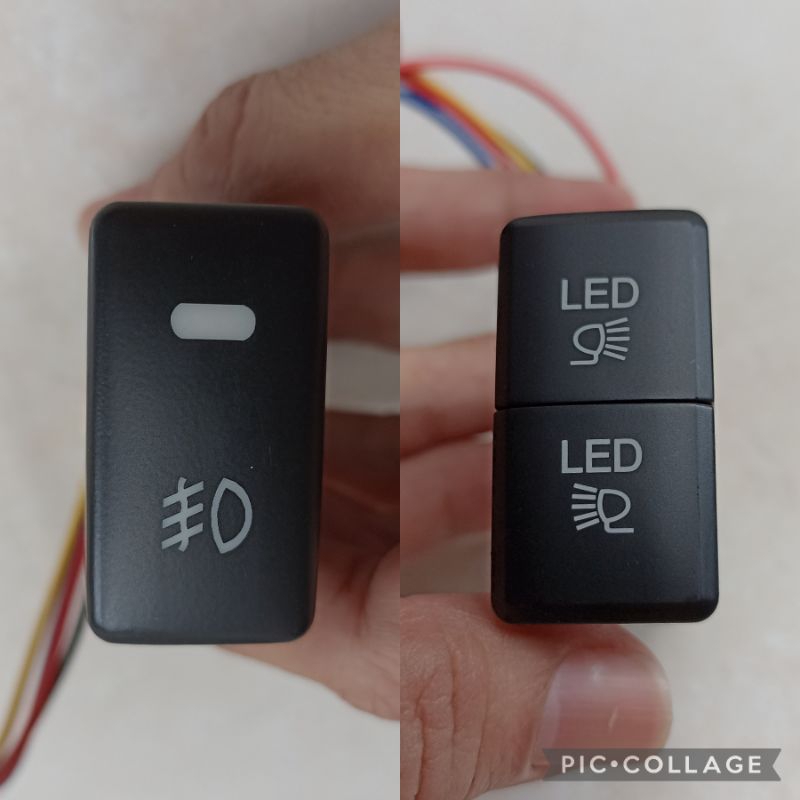 Jual dual swicth innova fortuner hilux tahun 2004-2015 saklar lampu ...