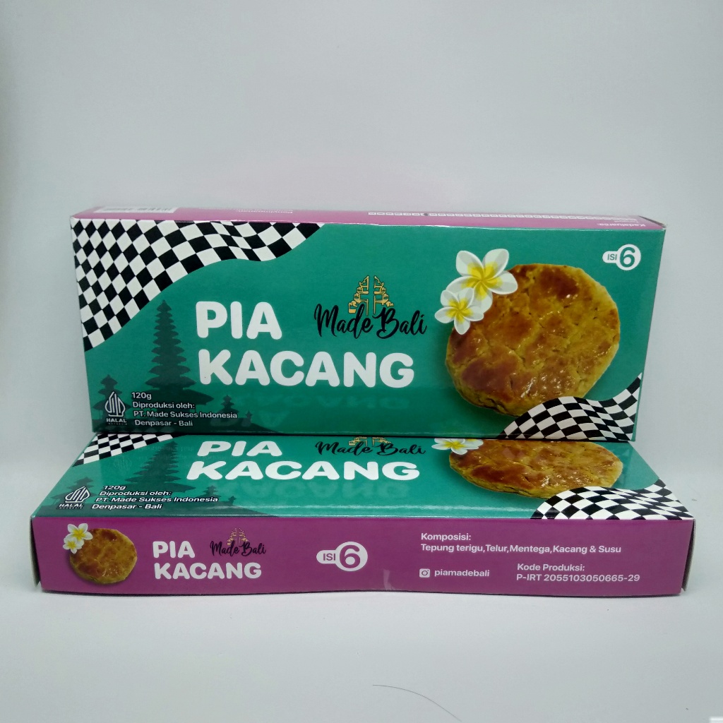 Jual Pia KACANG made Bali Oleh-oleh khas bali isi 6 pcs | Shopee Indonesia