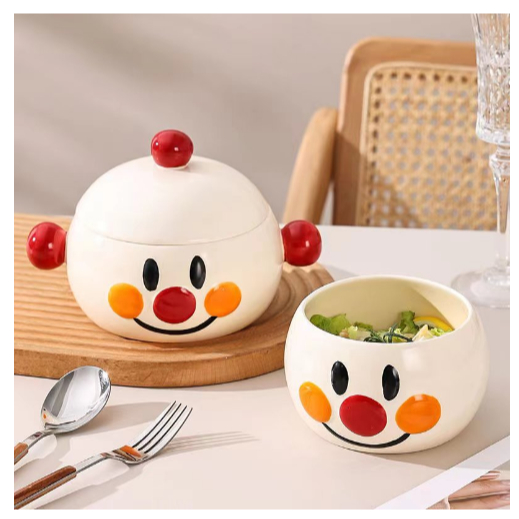 Jual Panci Piring gelas clown badut keramik ceramic estetik lucu cute ...