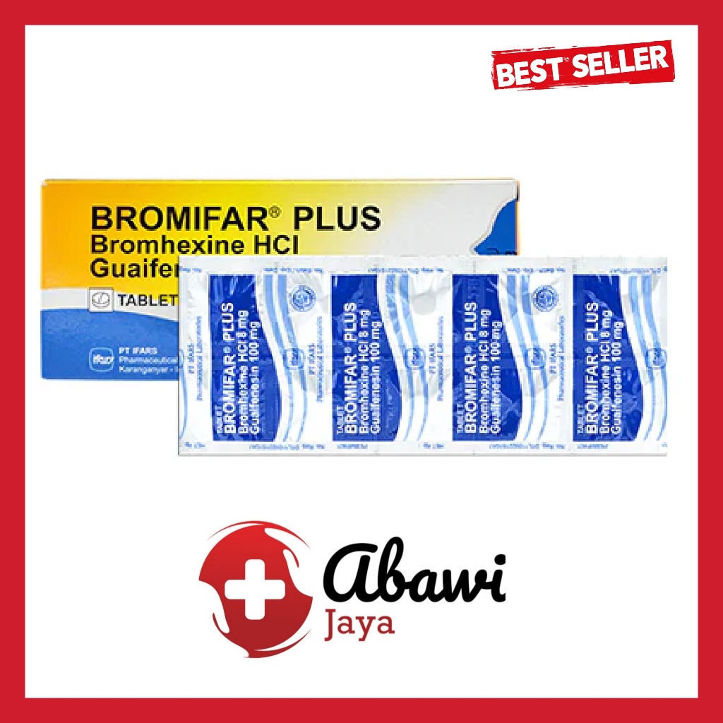 Jual [AB] Bromifar Plus Tablet Strip isi 10 - Obat Batuk Berdahak ...