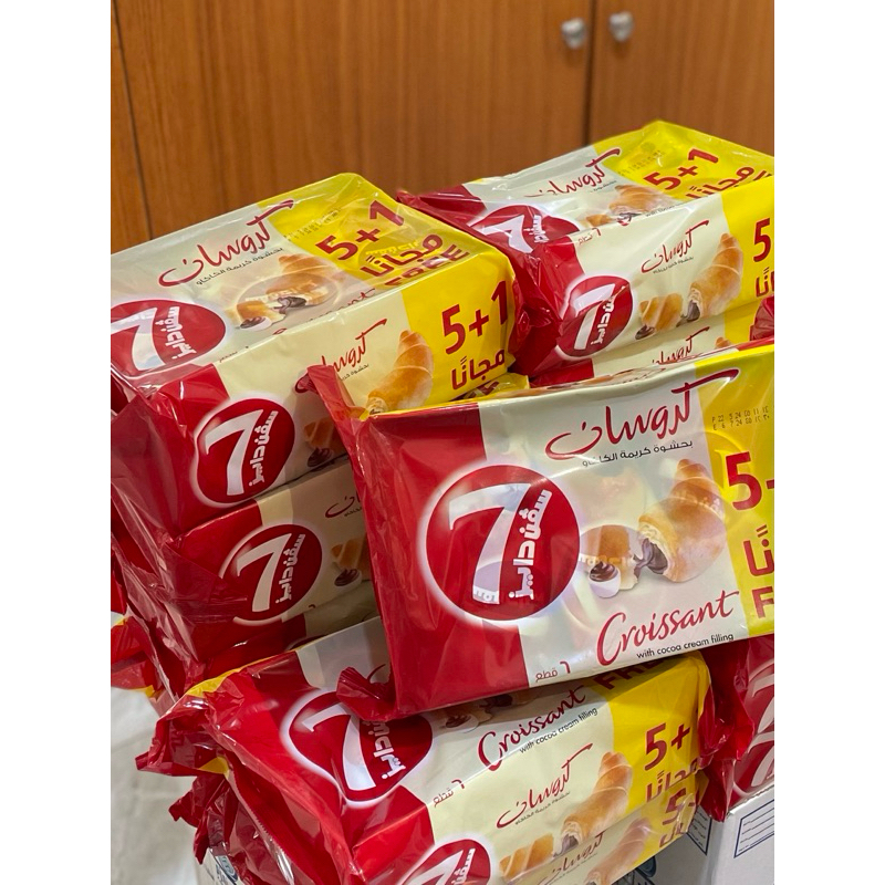 Jual 7 Days Croissant Import Arab Saudi 5+1 | Croissant Fresh From Arab ...