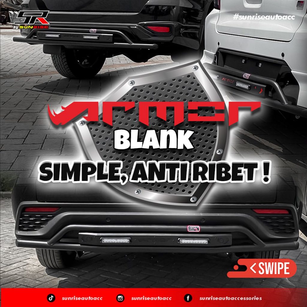 Jual BUMPER RHINO TOWING ARMOR BLANK TOYOTA RUSH / DAIHATSU TERIOS WITH ...