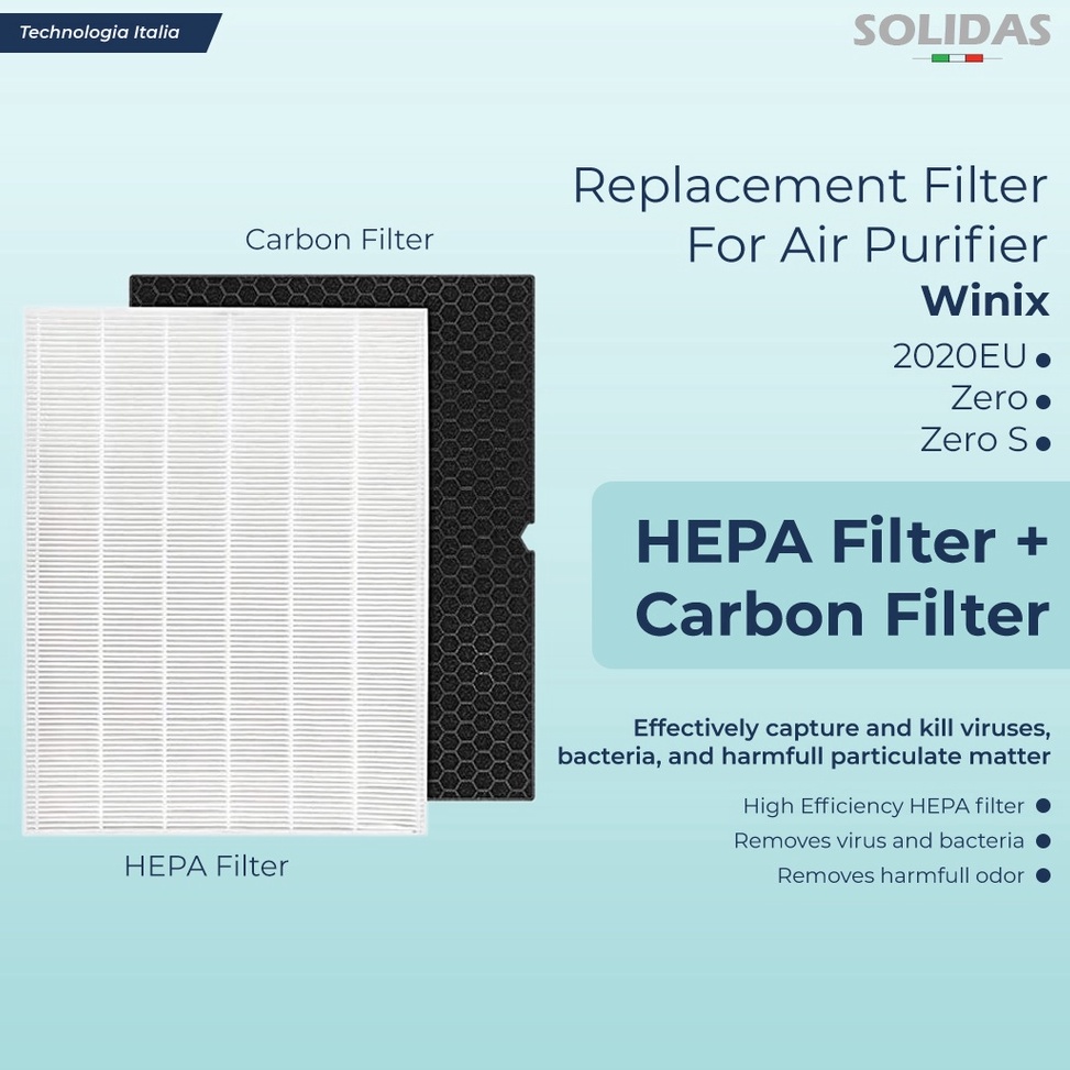 Jual Solidas Replacement Filter Air Purifier Winix ZERO Zero S ...