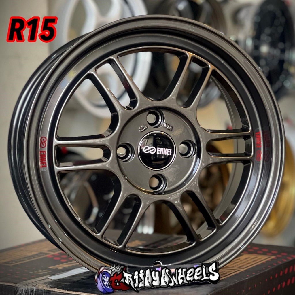 Jual velg RPF1 Ring 15 Pcd 4x100 Lebar 6.5 velg mobil brio,agya,calya ...