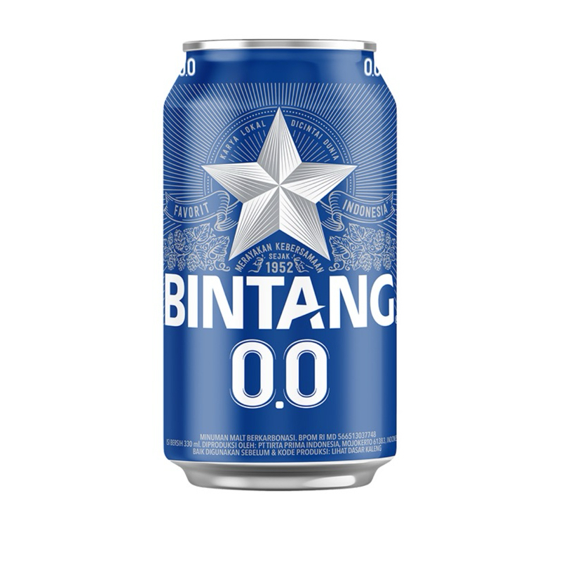 Jual Bintang zero minuman berkarbonasi 330ml | Shopee Indonesia