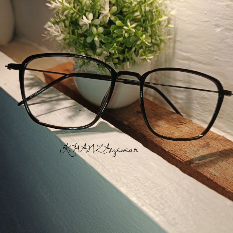 Jual Frame kacamata kotak unisex(fothocromic normal/resep) | Shopee ...