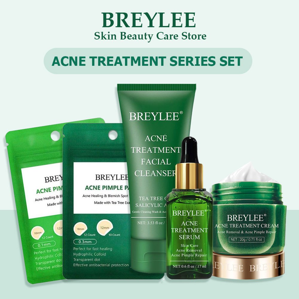 Jual BREYLEE Acne Treatment Series Set Anti Acne Series Set | Serum ...