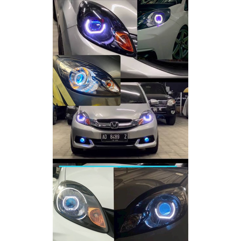 Jual Headlamp brio & mobilio modif biled projie rgb Thn 2012-2018 ...