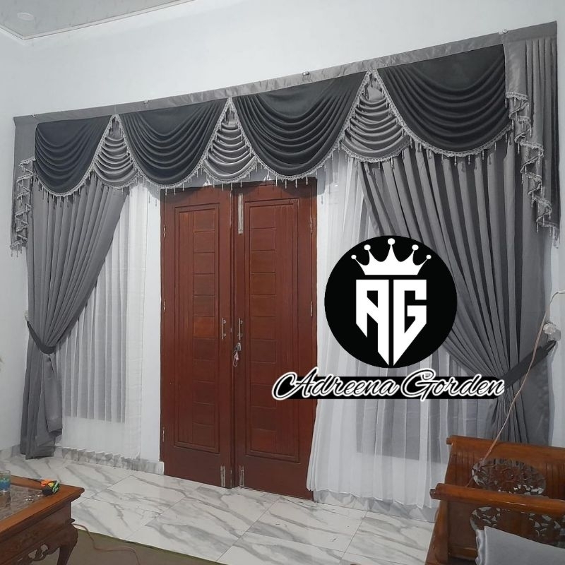 Jual Gorden Poni Spanyol L.450cm Gorden Jenda Pintu Minimalis | Shopee ...