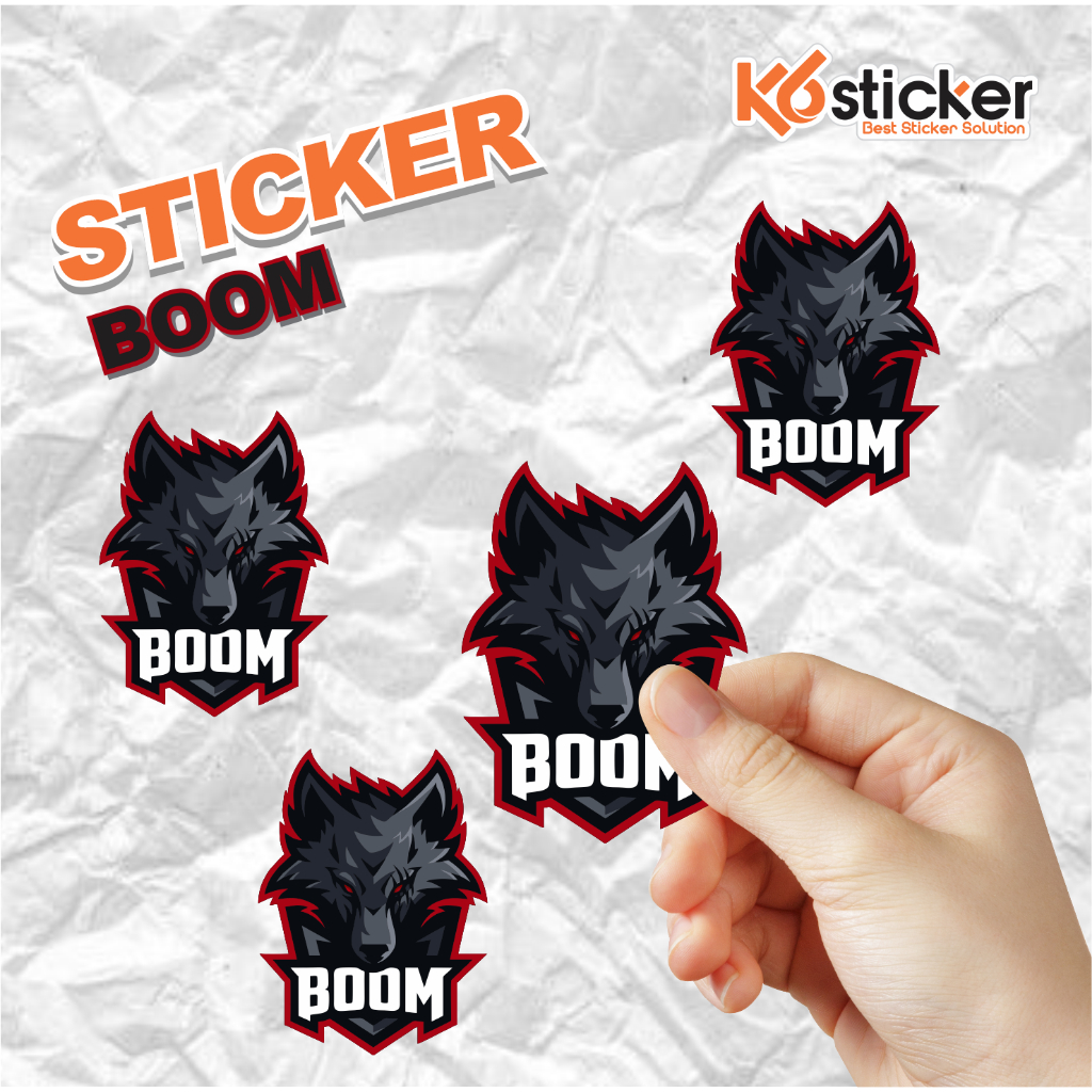 Jual Stiker Tim Mobile Legends dota 2 BOOM E-sport | Shopee Indonesia