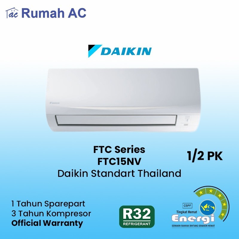 Jual AC Daikin FTC15NV14 1/2 PK Standard Thailand | Shopee Indonesia