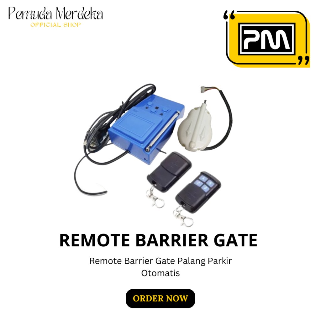 Jual Remote Palang Parkir Otomatis Barrier Gate Full Set Remote Control ...