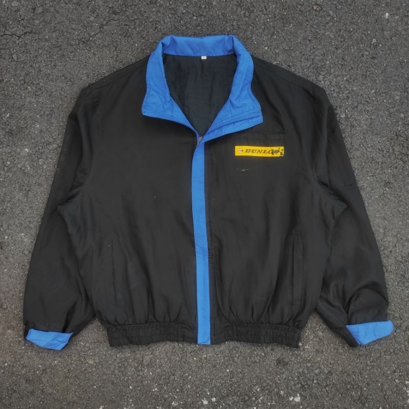 Jual JAKET DUNLOP VINTAGE VTG COAT GEAR RIDING TOURING BIKERS HELM BAN ...